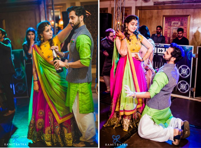 Real brides reveal: How they color co-ordinated with the groom ...