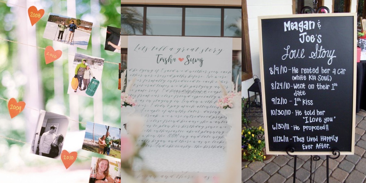 Love Story Timelines, A DIY Decor Piece You Must Have At Your Intimate ...