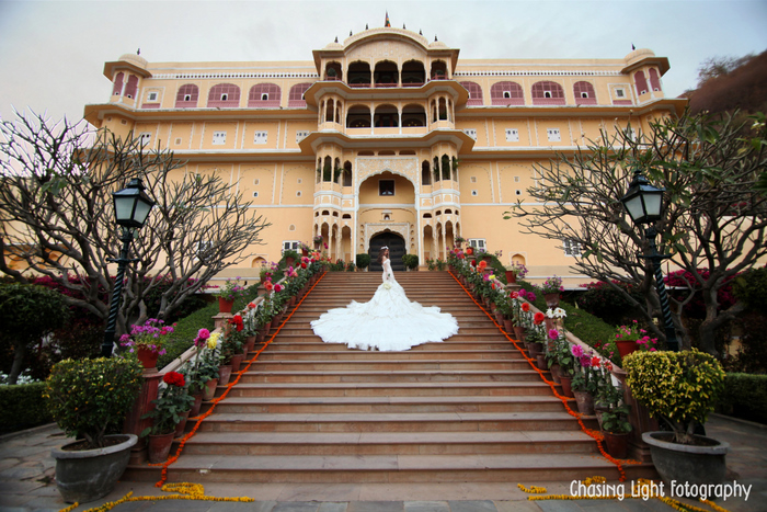 Beautiful Samode Wedding With a Touch Of Glam Featuring an Australian ...