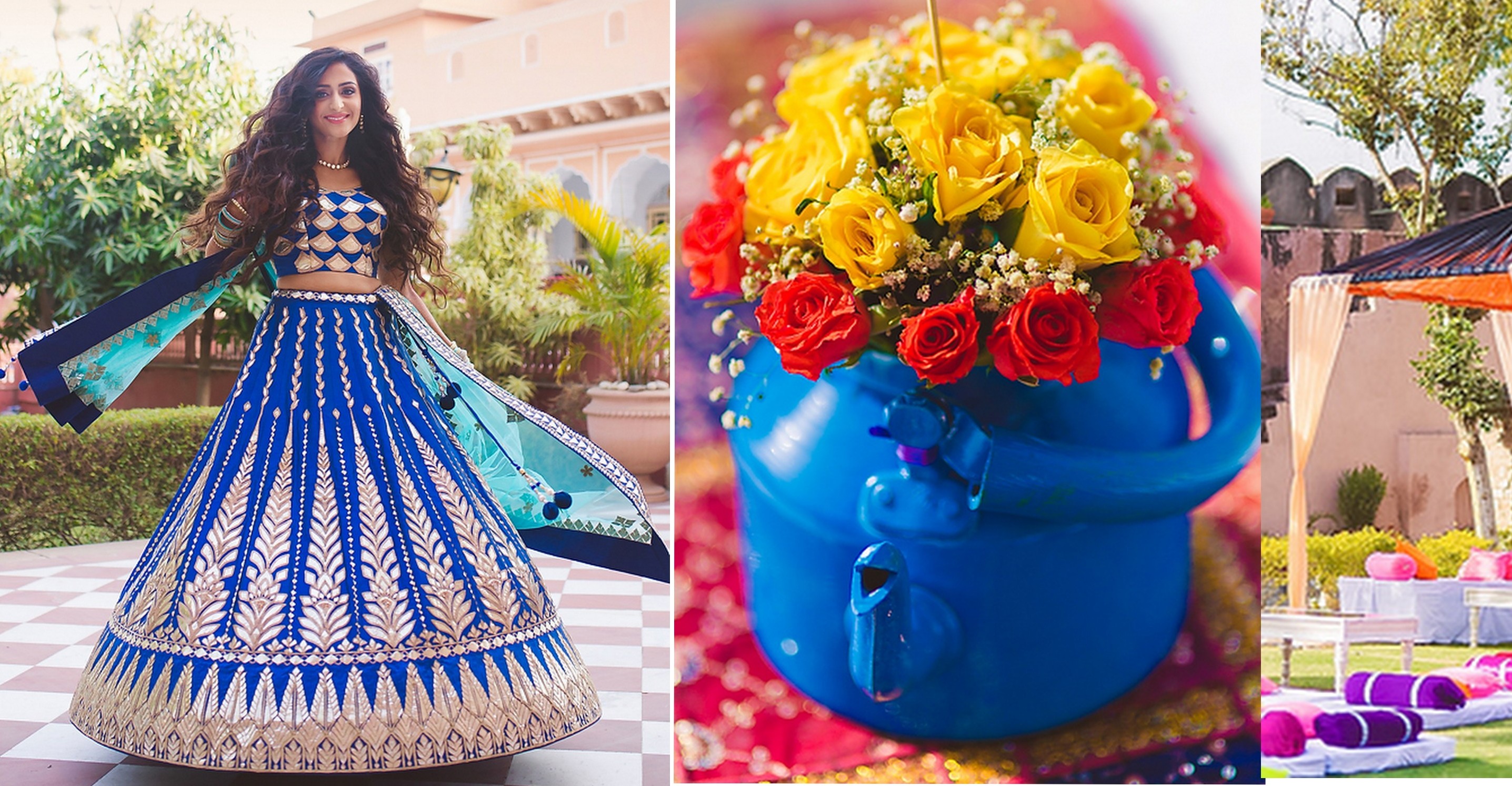Colorful & Contemporary Nikah with a Beautiful Backdrop | WedMeGood