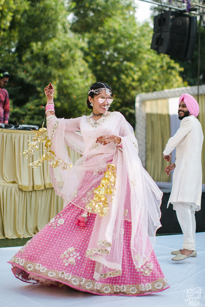 Dreamy & Whimsical Wedding With A Bride Who Designed Her Own Lehenga ...
