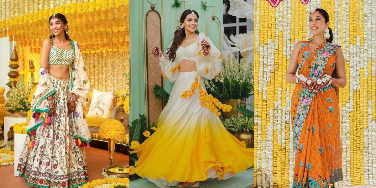Amazing Haldi Looks We Spotted On Real Brides! | WedMeGood