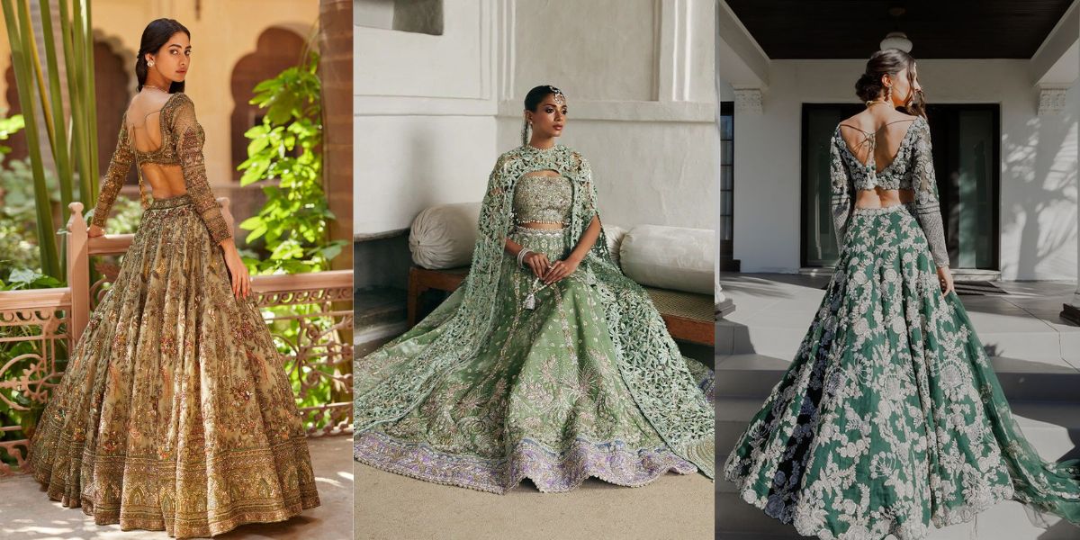 25 Different Shades Of Green We Spotted In Bridal Outfits! | WedMeGood