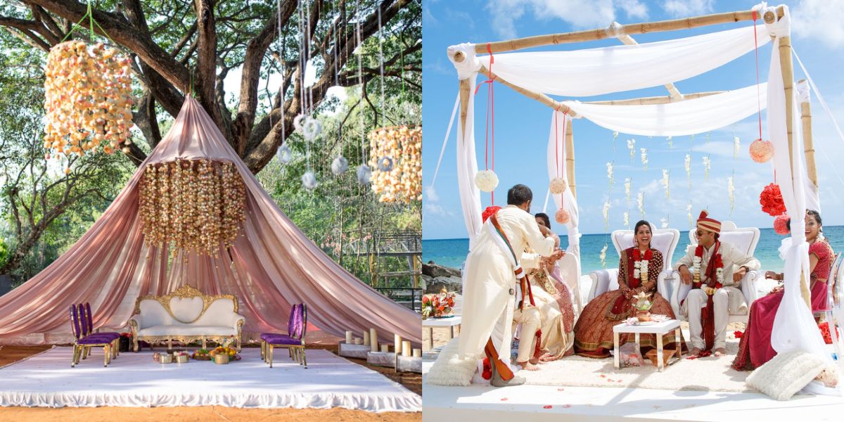 From Bamboo Wedding Mandaps To Under An Actual Tree - Here Are Some Eco ...