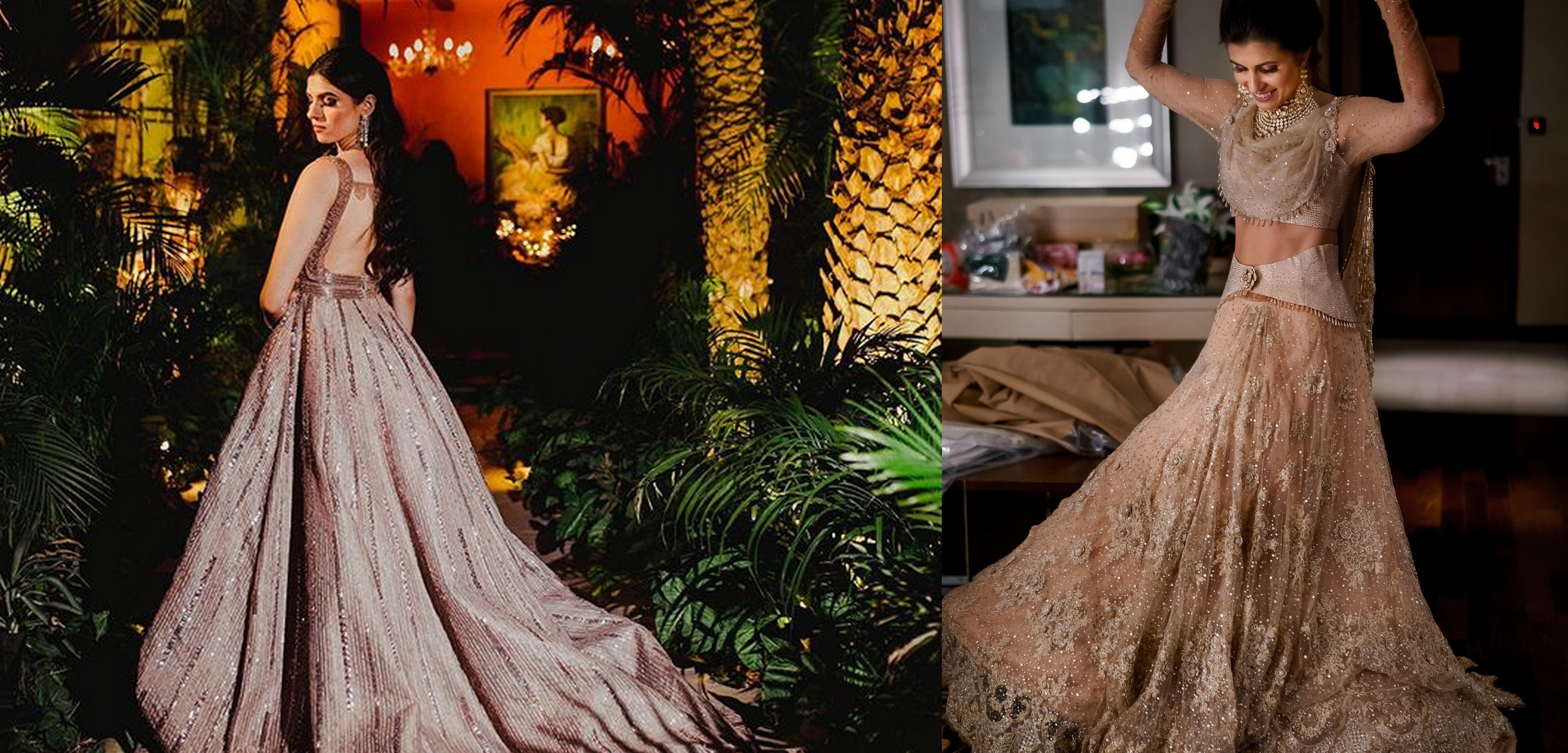 Unique Silhouettes For Reception That We Spotted On Real Brides | WedMeGood