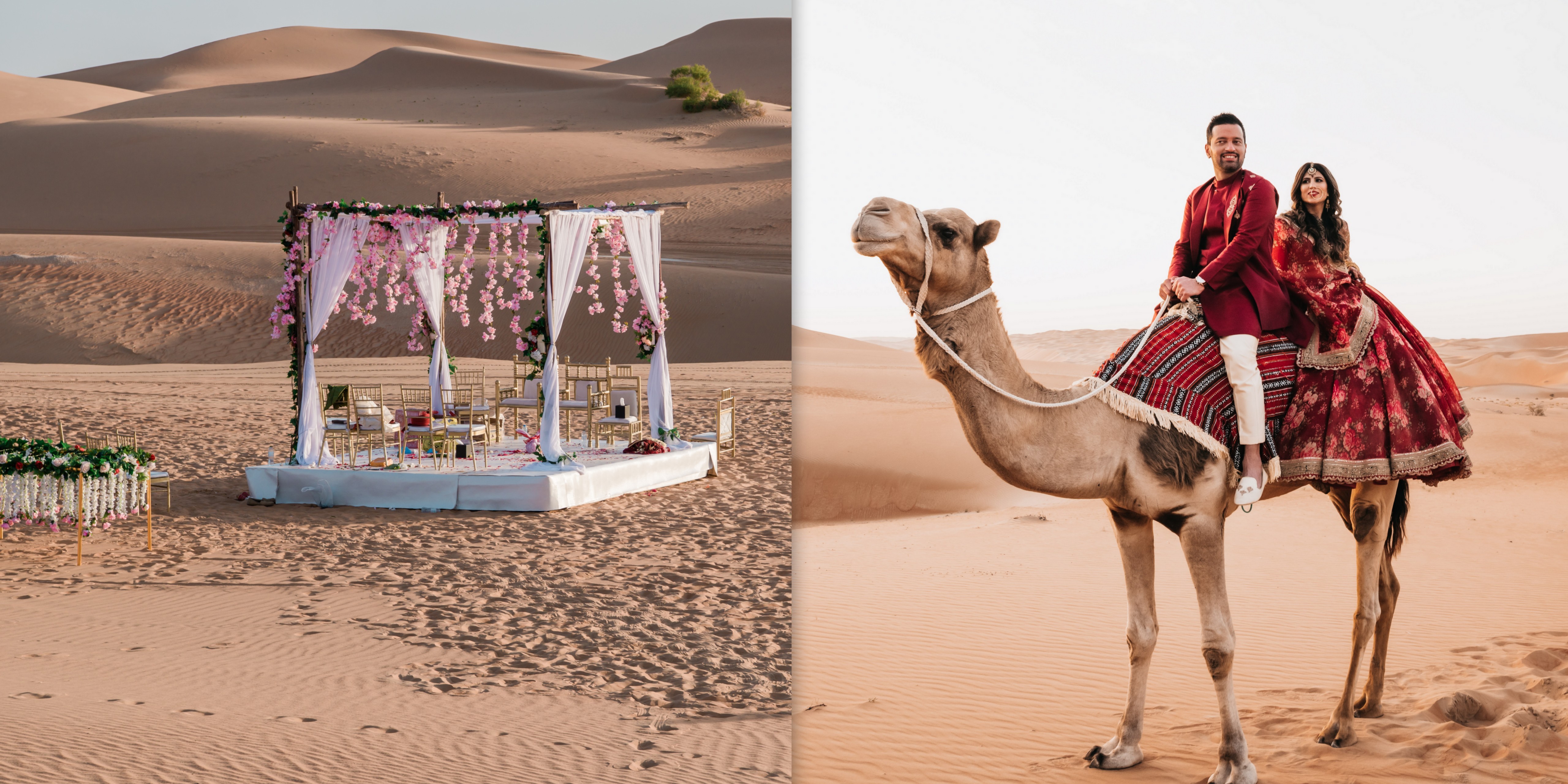 We Can't Get Over This Dreamy Desert Mandap! | WedMeGood