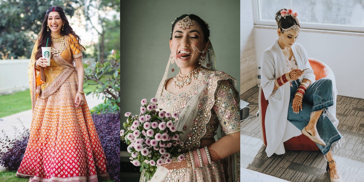 20 Happy Photos Of Chilled Out Brides Not Giving A Damn! | WedMeGood