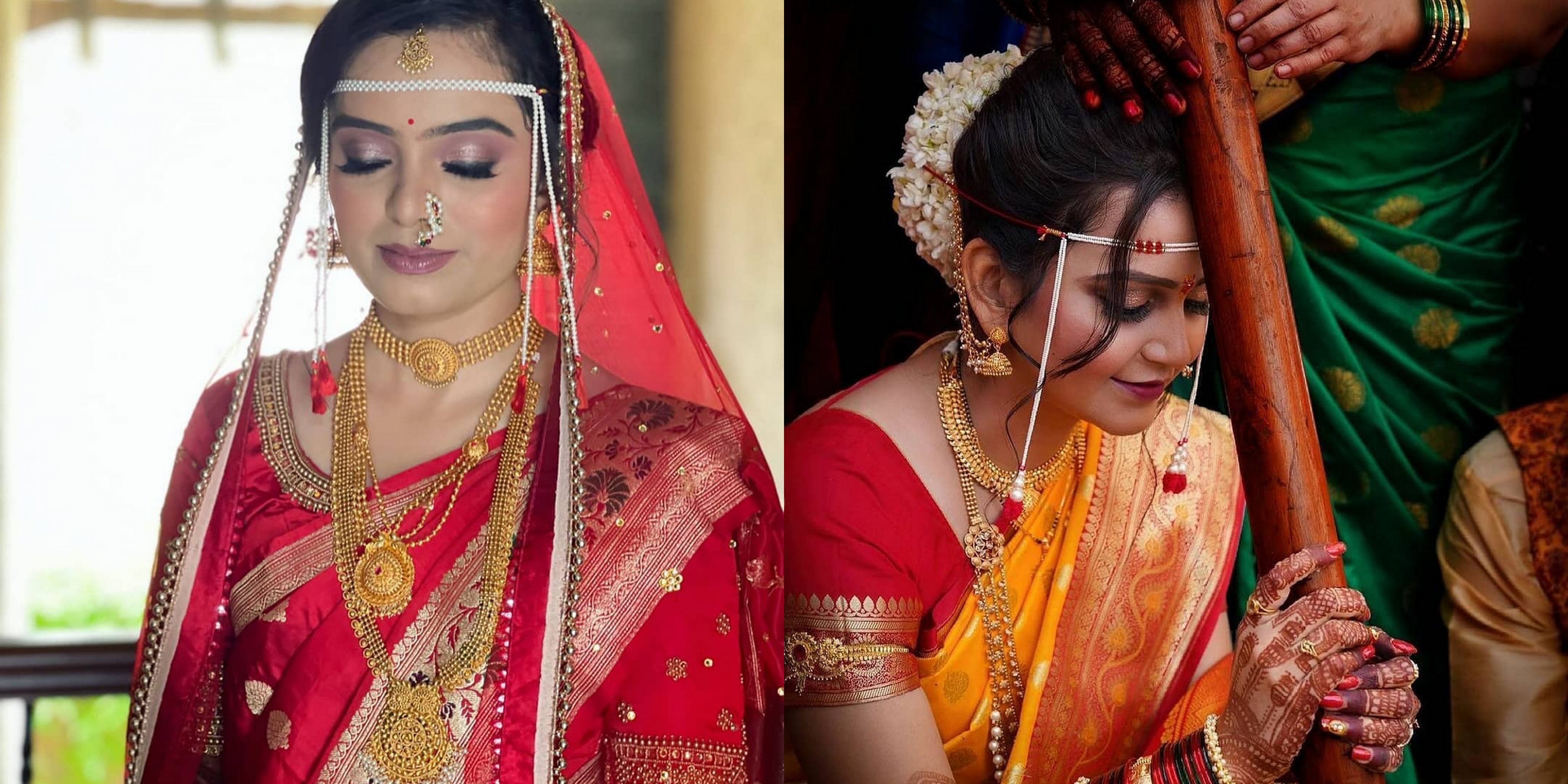 Unique Maharashtrian Mundavalya Designs We Spotted On Real Brides ...