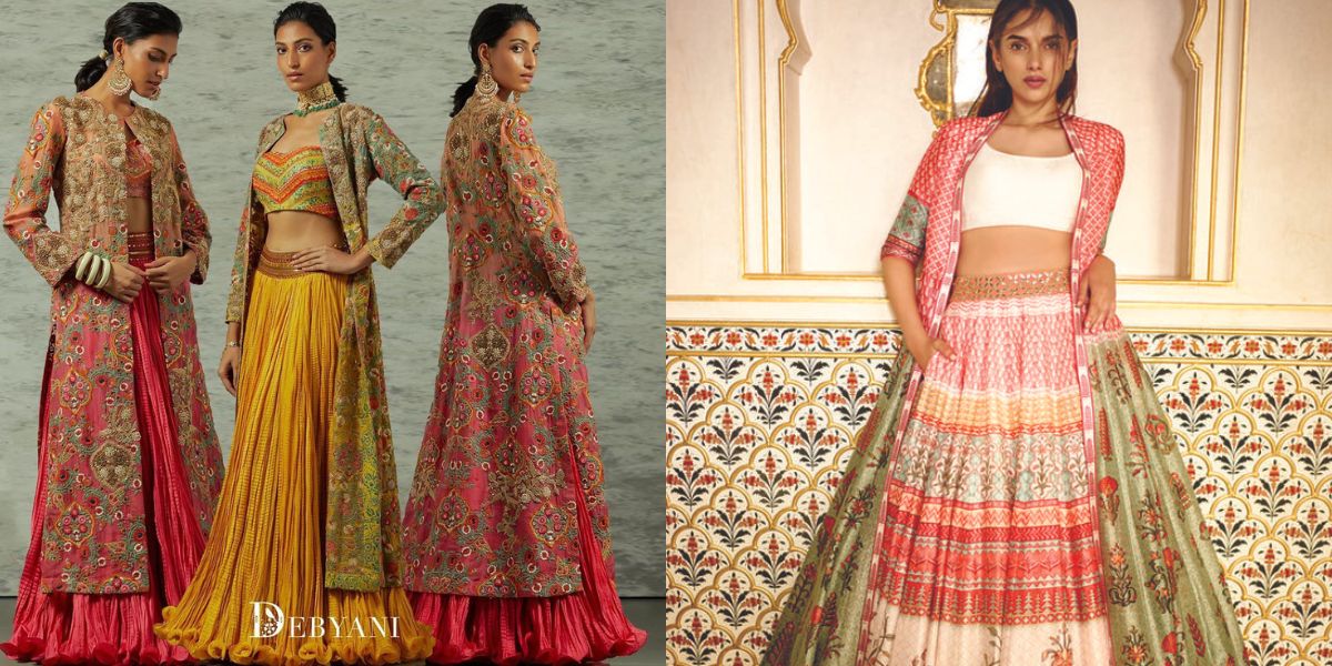 Lehengas with Jackets that We are Crushing On! | WedMeGood