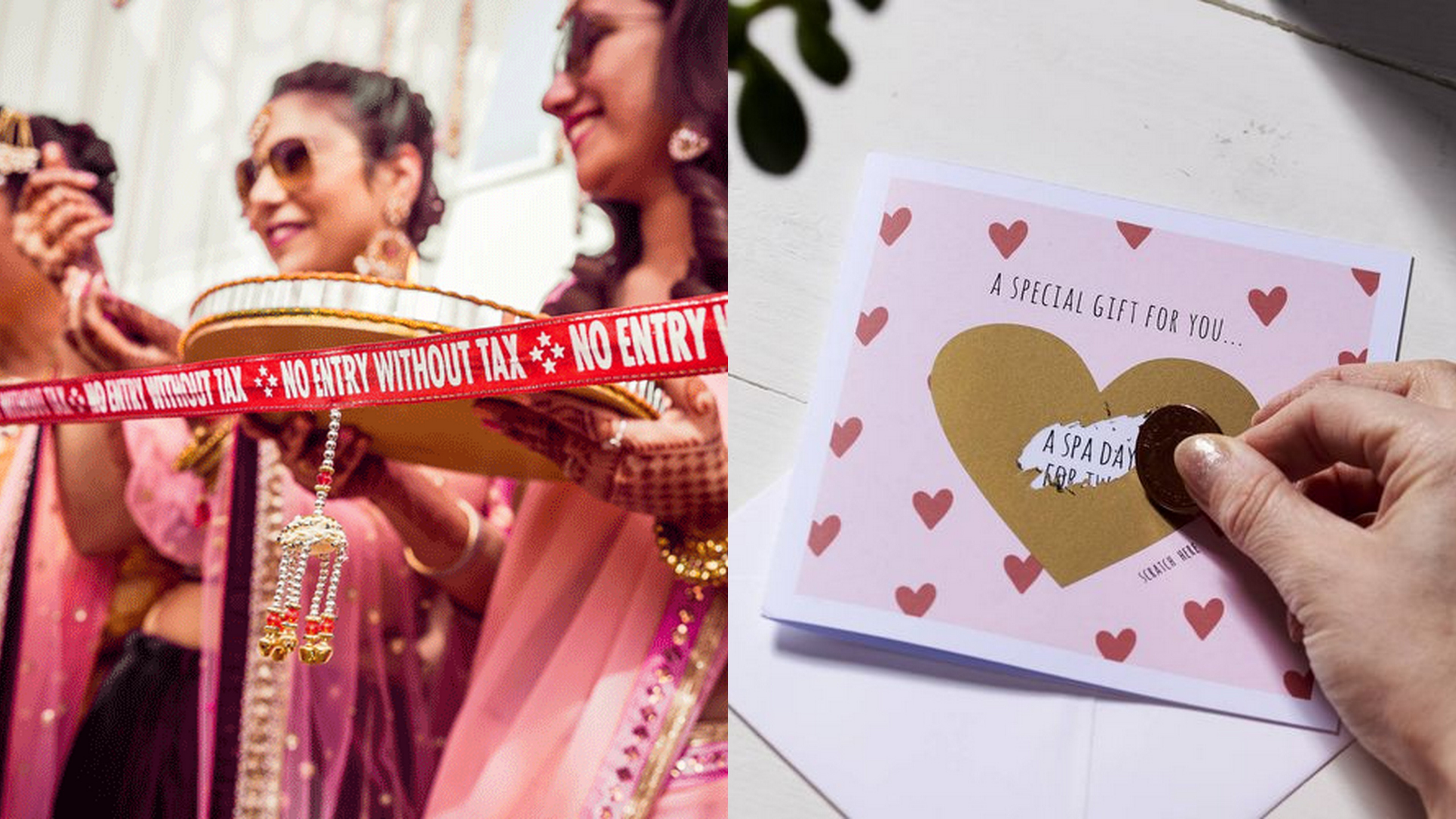 #Trending - Welcome The Groom With Cute Wedding Scratch Cards | WedMeGood