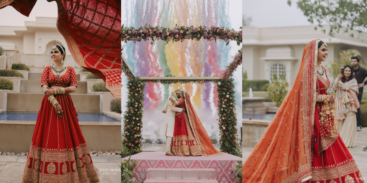 Destination Wedding With A Quintessential Sabyasachi Bride | WedMeGood