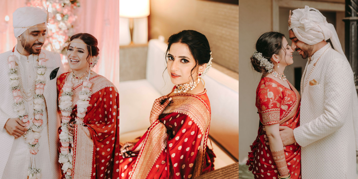 This Endearing Marathi Wedding Had A Bride In A Classic Red Banarasi ...