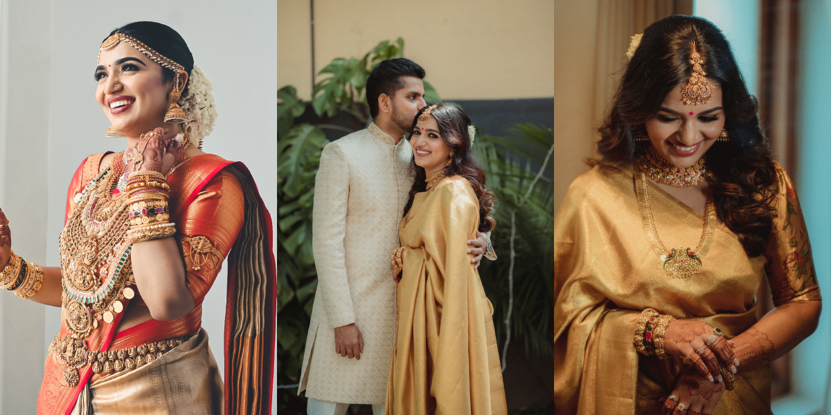 Elegant Malayali Wedding With A Parrot Themed Engagement! | WedMeGood