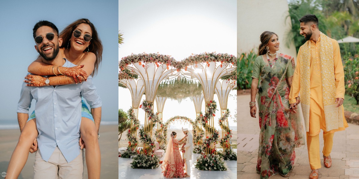 Goa Wedding With A Myriad Of Hues & Pretty, Personalised Decor! | WedMeGood