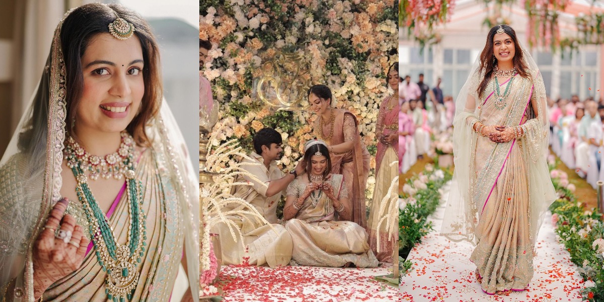 Fashion Entrepreneur Diya Krishnan's Radiant Wedding With Long Term Partner Ashwin Ganesan ...