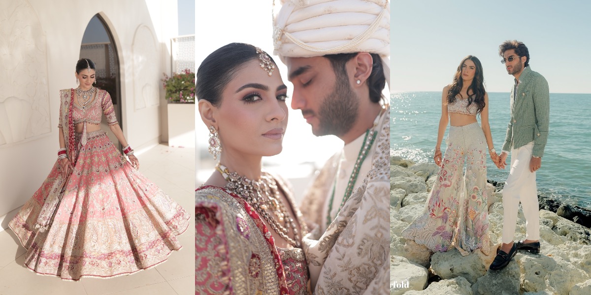 Luxe Destination Wedding With Show-Stopping Bridal Style | WedMeGood