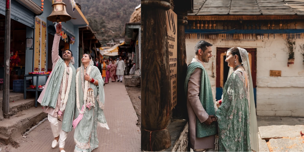 This Couple’s Rustic Temple Wedding Emanates Pure Joy! | WedMeGood